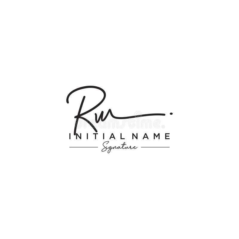 Rw Signature Stock Illustrations – 229 Rw Signature Stock Illustrations ...
