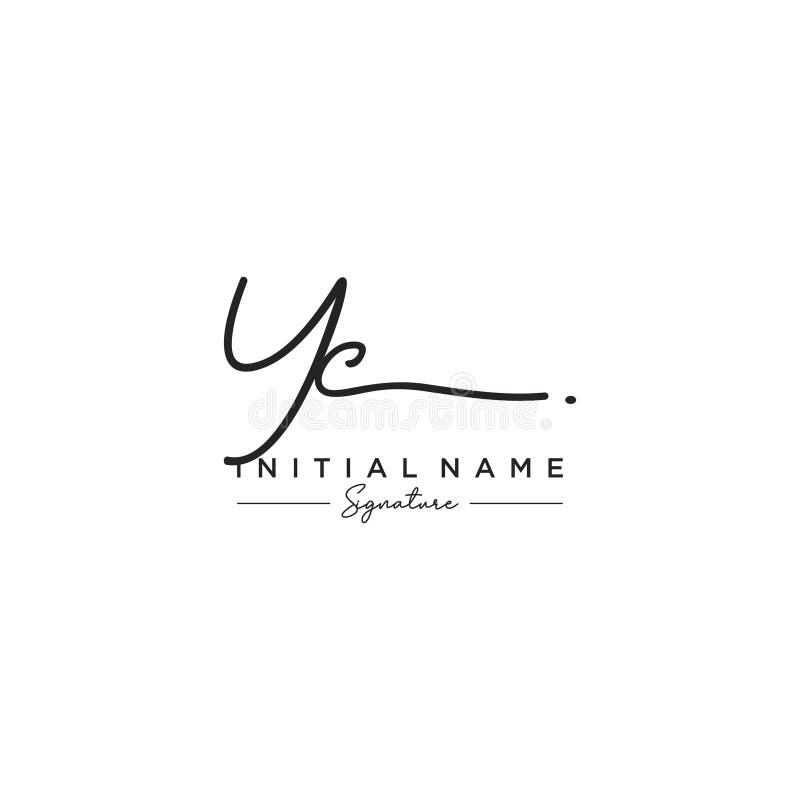 Yc Signature Stock Illustrations – 208 Yc Signature Stock Illustrations ...