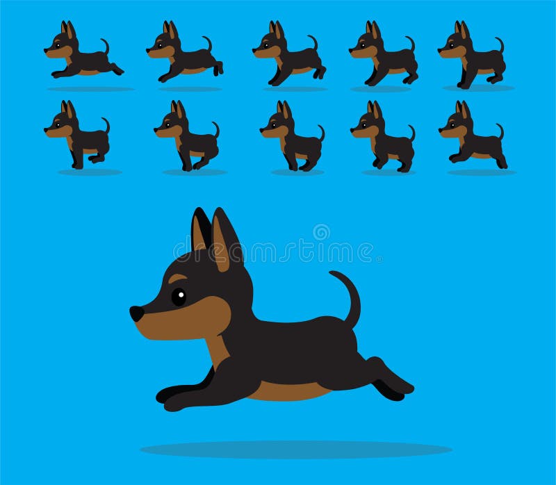 Miniature Pinscher Cartoon Animation Stock Illustrations – 5 Miniature ...