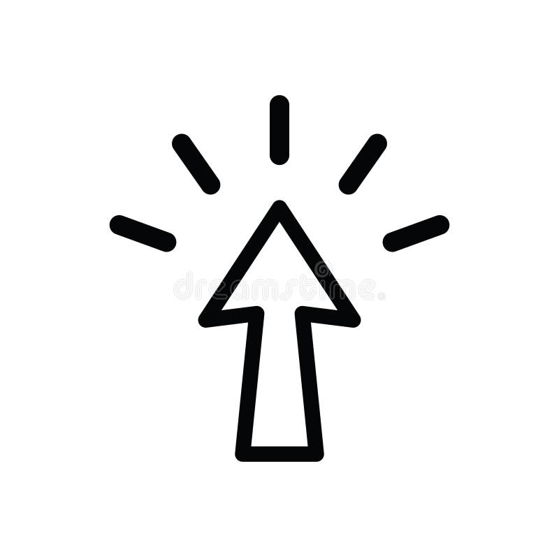 Pointer and cursor sign stock vector. Illustration of direction - 177673218