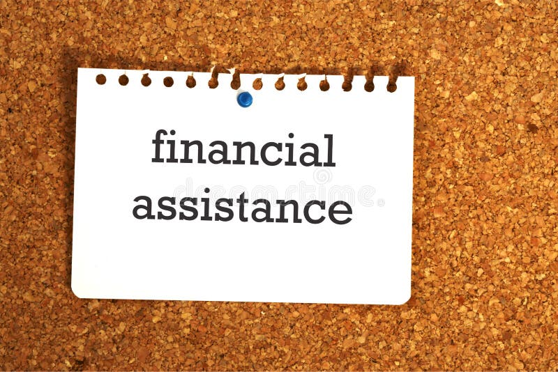 Financial Assistance on Paper Stock Photo - Image of improve, advice ...