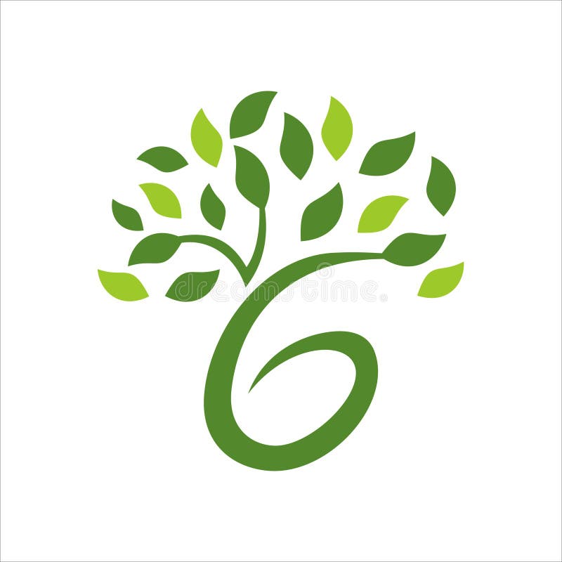 Letter G Tree Leaf Logo with Green Trees that Grow Rapidly for All Your ...