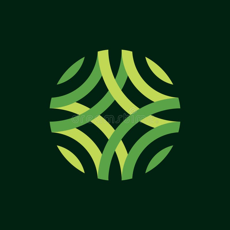 Green Leaf Nature Logo With A Modern Look Are Very Easily Placed In ...