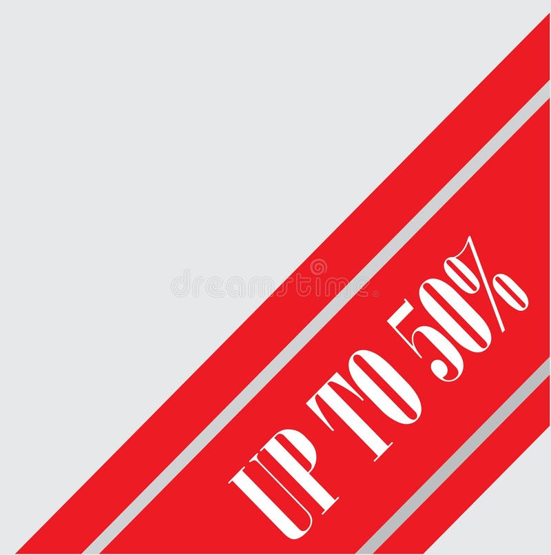 Promo Icon Up To 50 Discount Stock Vector - Illustration of market ...