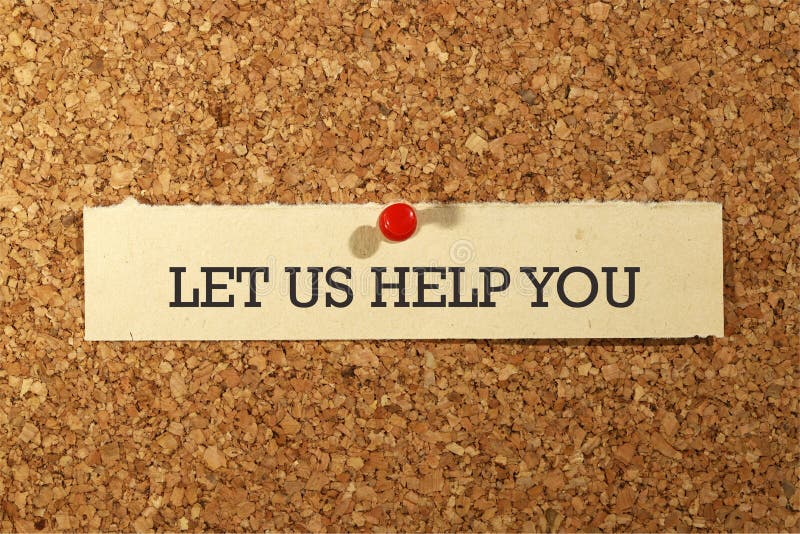 May i help you on paper stock photo. Image of guide - 178168722