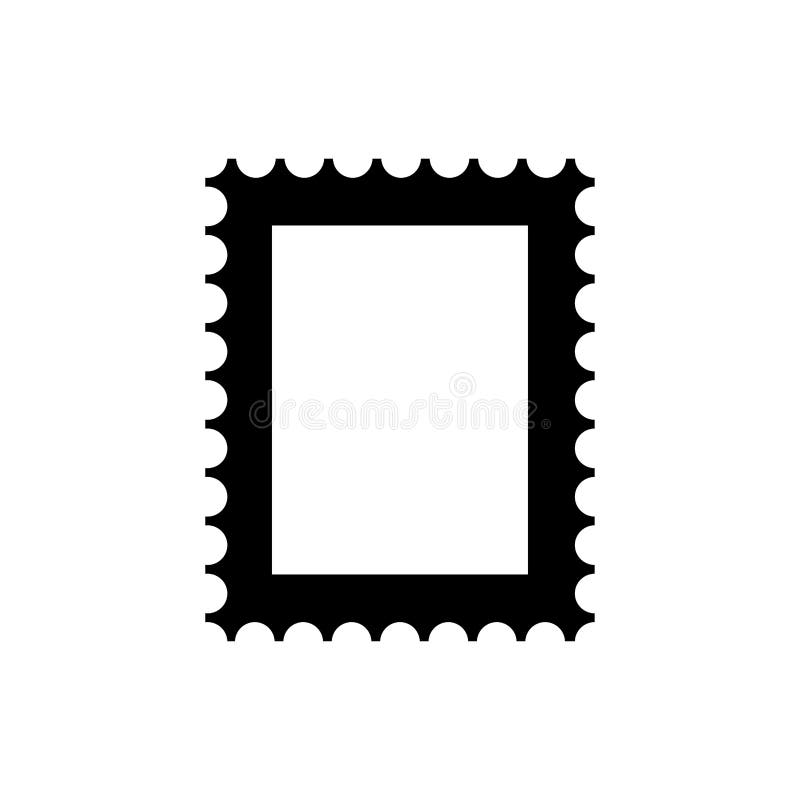 Stamp Post Icon Vector Design Trendy Stock Vector - Illustration of ...