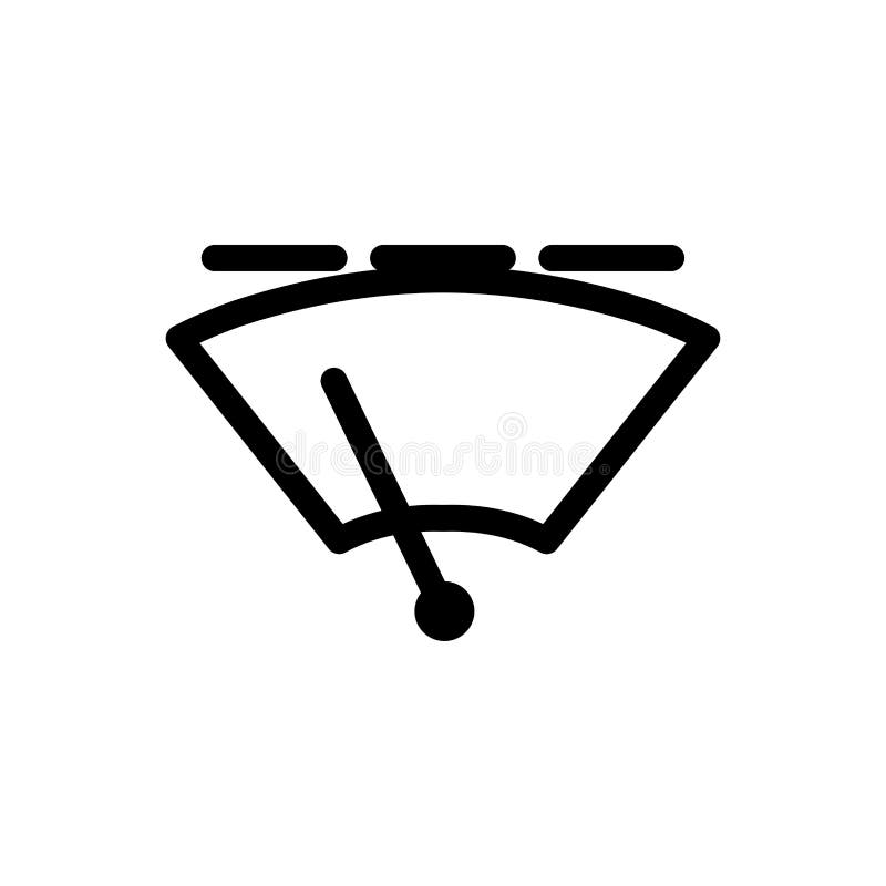 Car Wiper Icon Vector Design Trendy Stock Vector - Illustration of ...