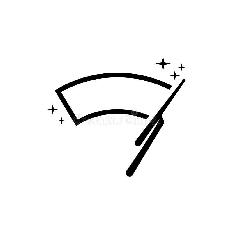 Car Wiper Icon Vector Design Trendy Stock Vector - Illustration of ...