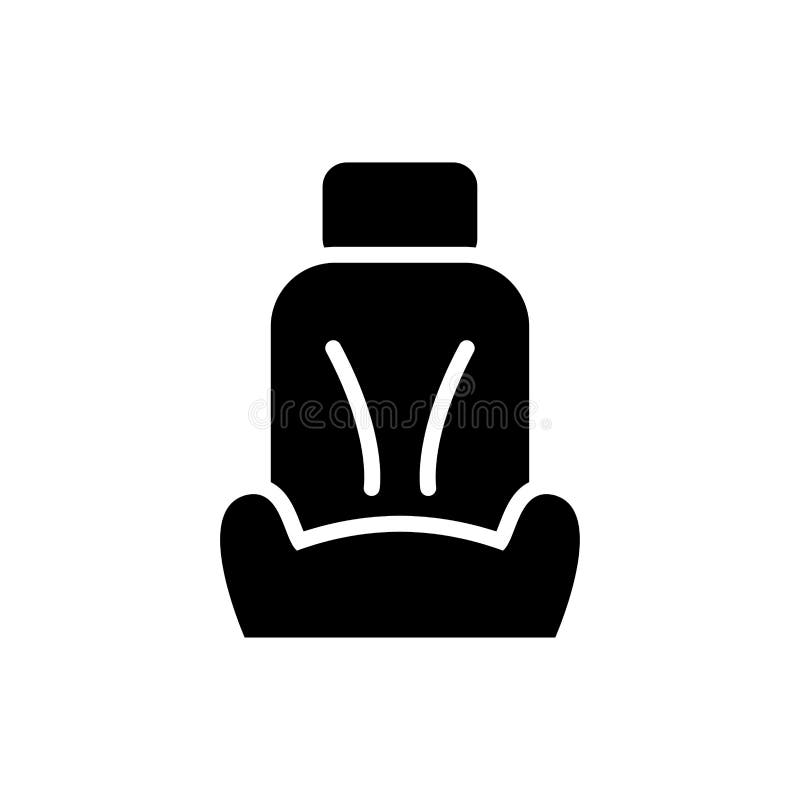 Car Seat Icon Vector Design Trendy Stock Vector - Illustration of ...