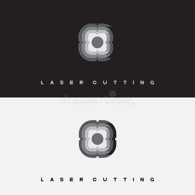 Illustration Consisting of an Object Cut into Pieces Using Laser ...