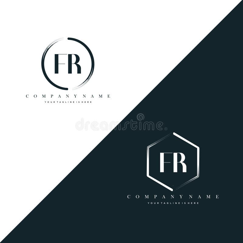 Letter FYR Initial Logo Vector with Colorful Stock Vector ...