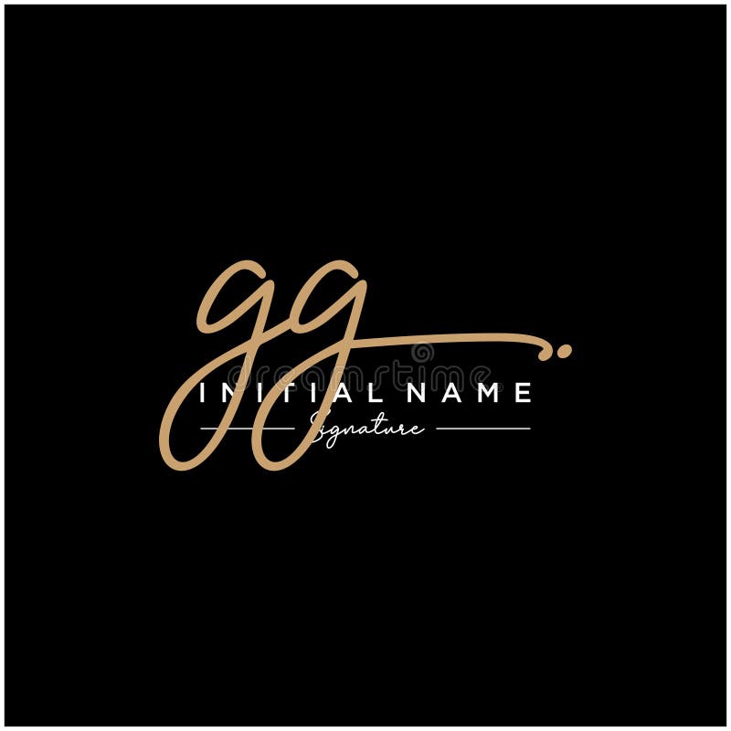 Gg Signature Stock Illustrations – 270 Gg Signature Stock Illustrations ...