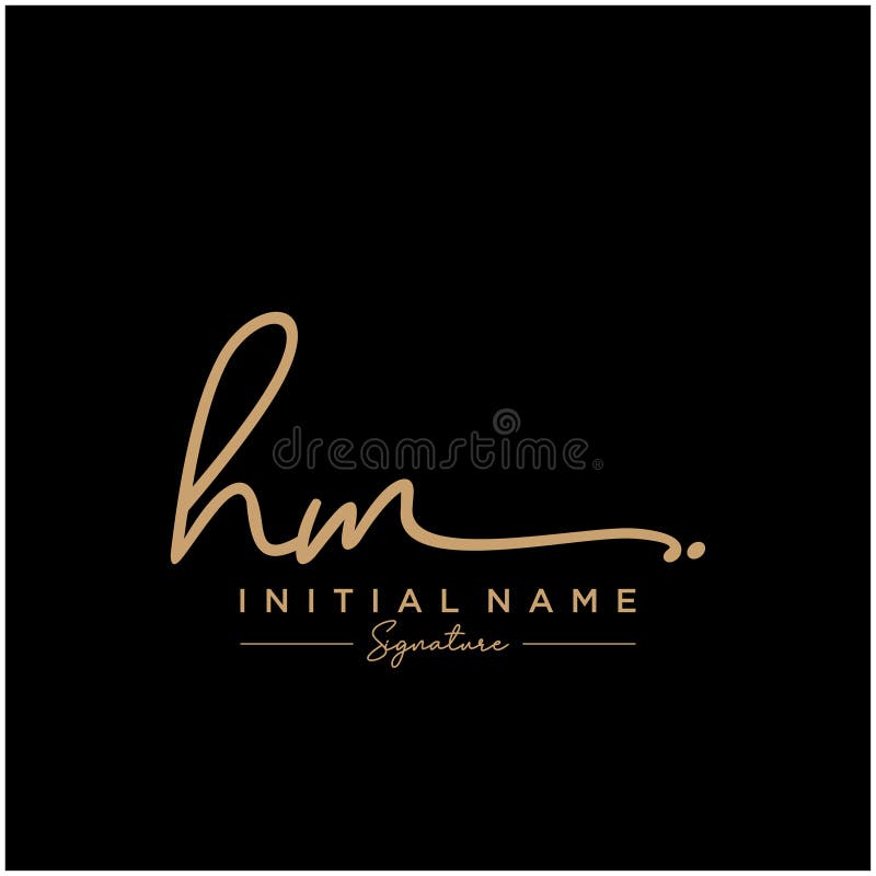 Hm Signature Stock Illustrations – 285 Hm Signature Stock Illustrations ...