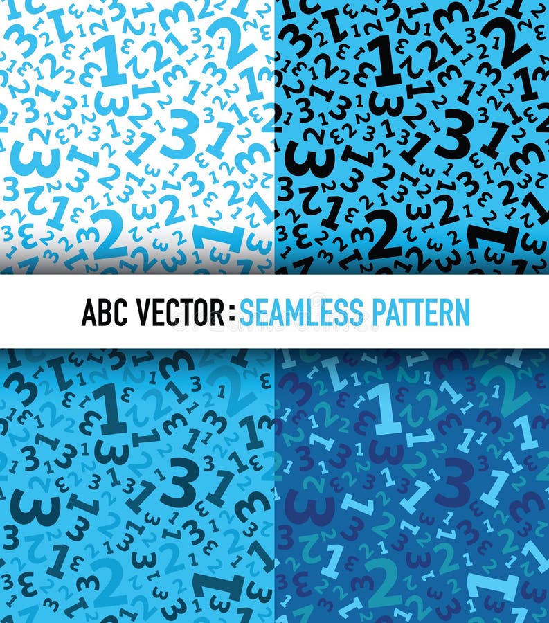 Blue number background stock illustration. Illustration of colour ...