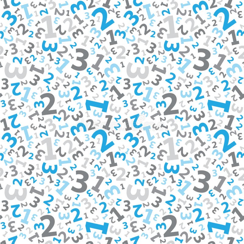 Blue Abc Letter Background Seamless Stock Vector - Illustration of ...