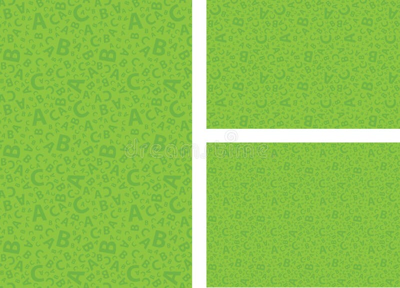 Green 123 Number Background Seamless Stock Vector - Illustration of ...