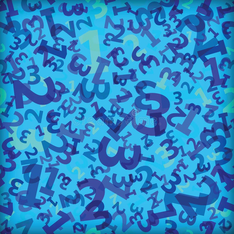 Blue number background stock illustration. Illustration of colour ...