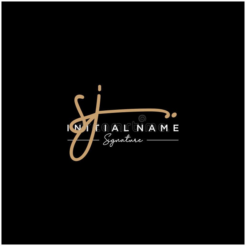 Sj Signature Stock Illustrations – 245 Sj Signature Stock Illustrations ...
