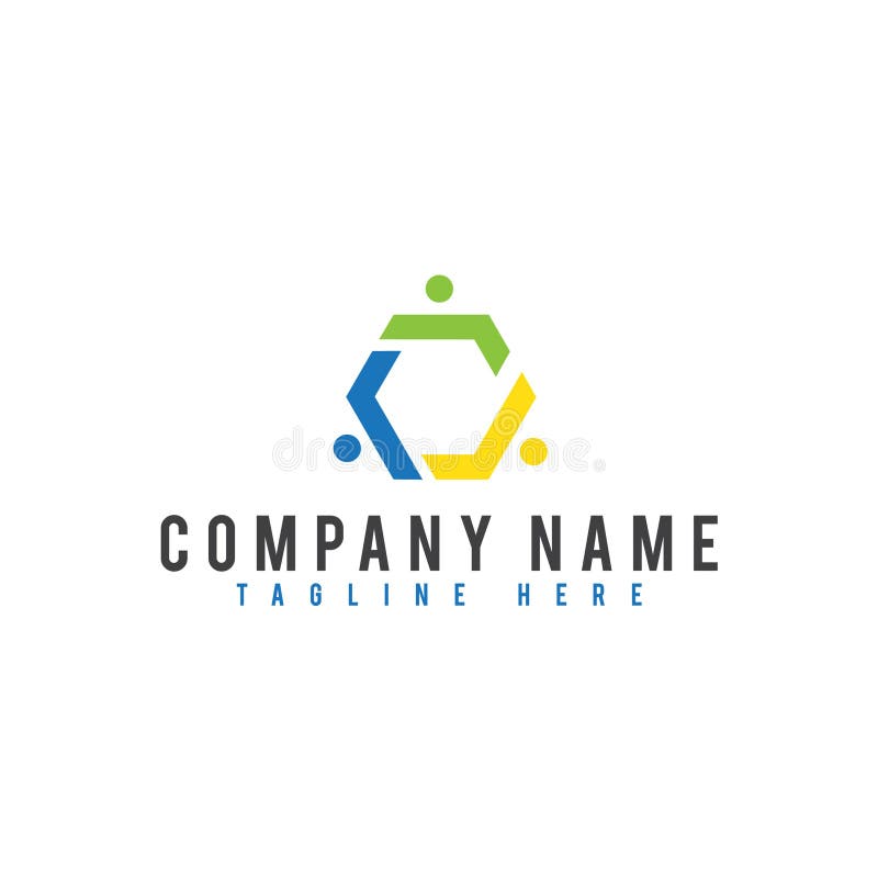 Creative and Colorful People Group Logo Design, Vector Stock ...