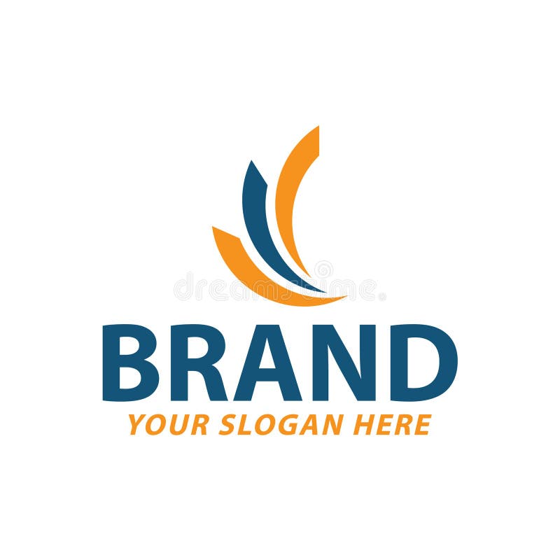 Creative Curved Line Logo Design, Vector Stock Illustration ...