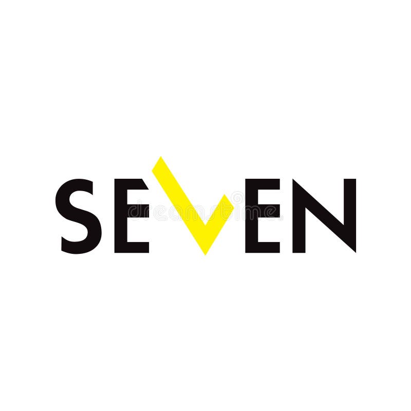 Seven Logo. Business Graphic Templates of Alphabet Letters Number 7 for ...