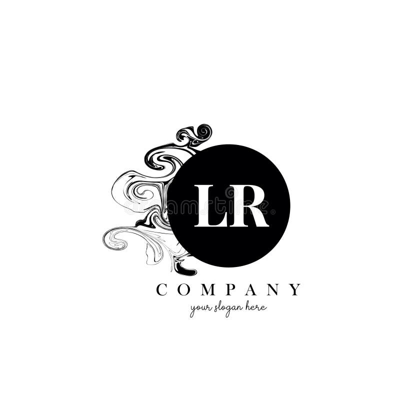 Abstract Letter LR Logo Design Vector. Stock Vector - Illustration of ...