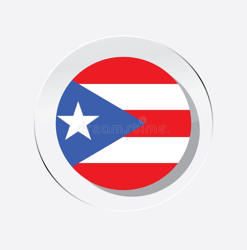 Puerto Rican Flag Circle Stock Illustrations – 43 Puerto Rican Flag ...