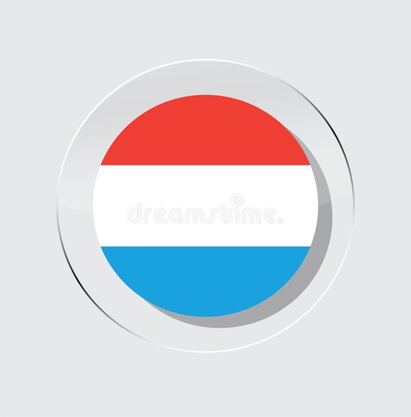 Luxurious Country Flag Circle Icon Vector Illustration Stock Vector ...