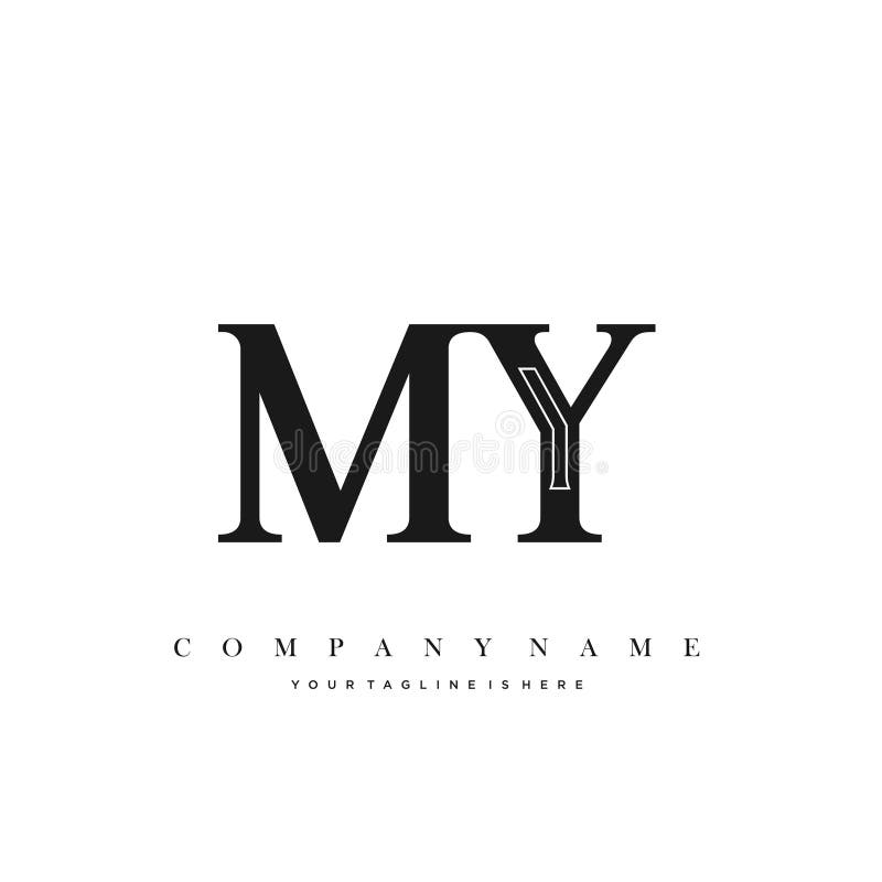 Initial Letter My Logo Stock Illustrations – 4,137 Initial Letter My ...