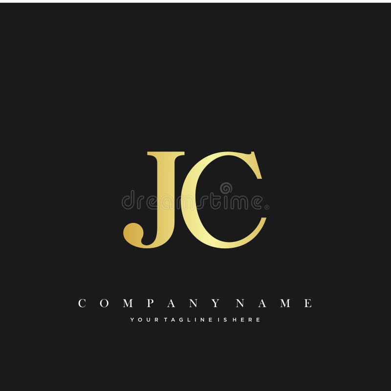 Initial Letter JC Logo Template Design Stock Vector - Illustration of ...