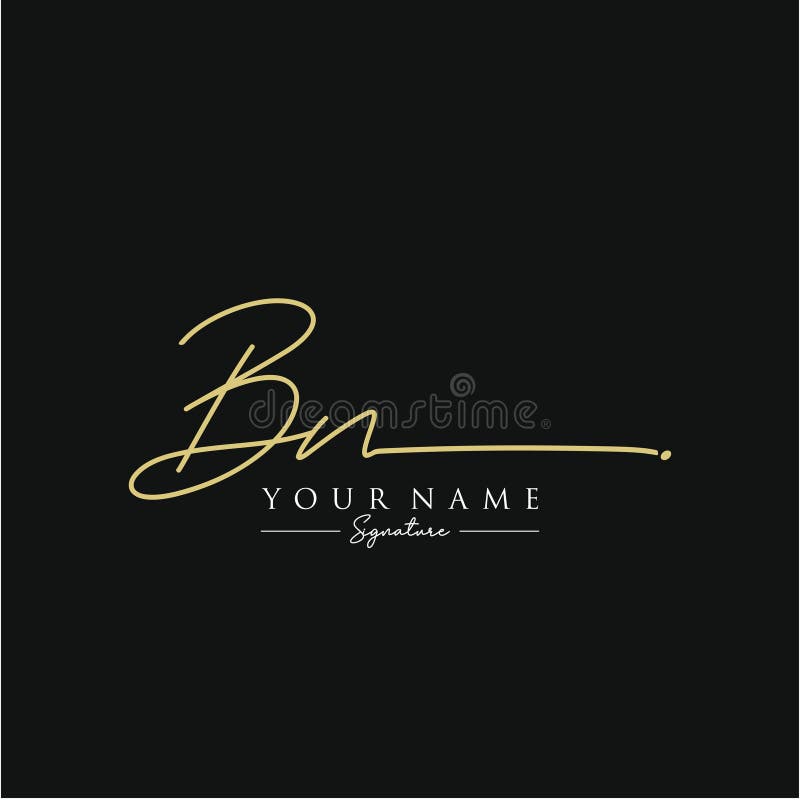 Bn Signature Stock Illustrations – 256 Bn Signature Stock Illustrations ...