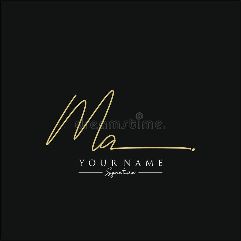Ma Signature Stock Illustrations – 230 Ma Signature Stock Illustrations ...