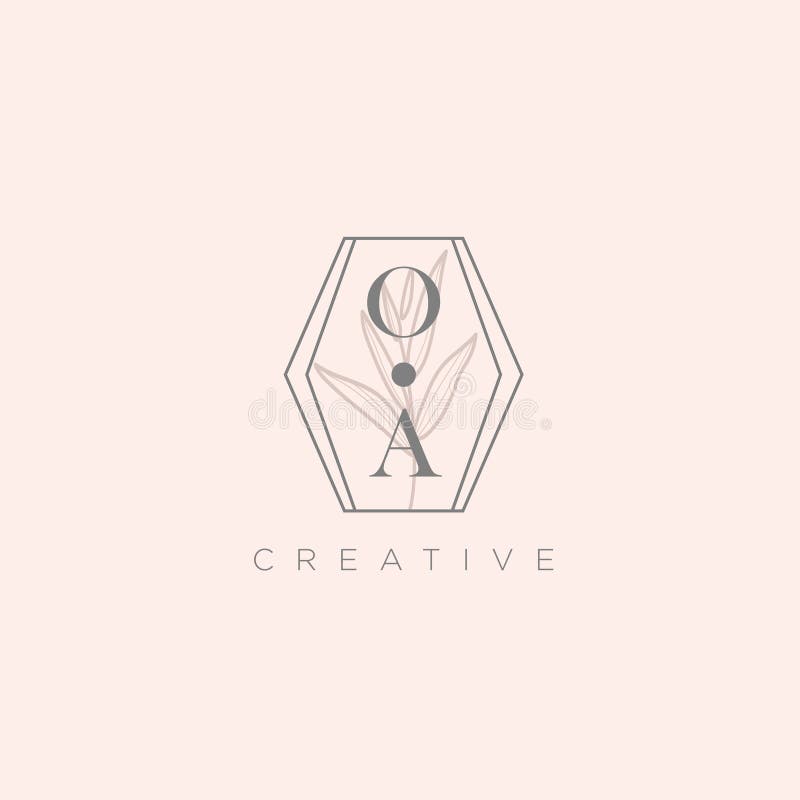 OA Beauty Vector Initial Logo, Wedding, Fashion, Jewerly, Boutique ...
