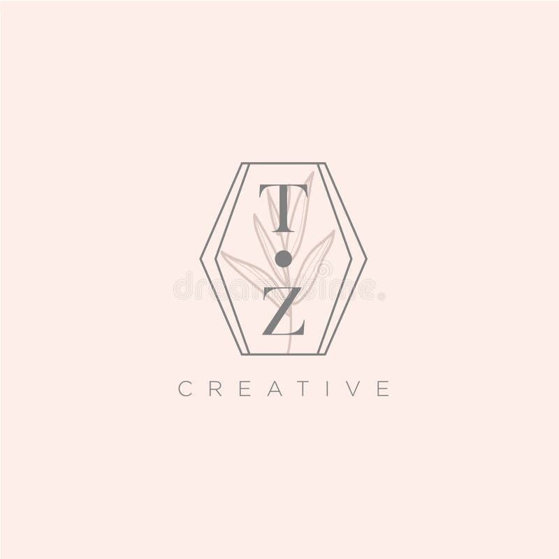 TZ Beauty Vector Initial Logo, Wedding, Fashion, Jewerly, Boutique ...