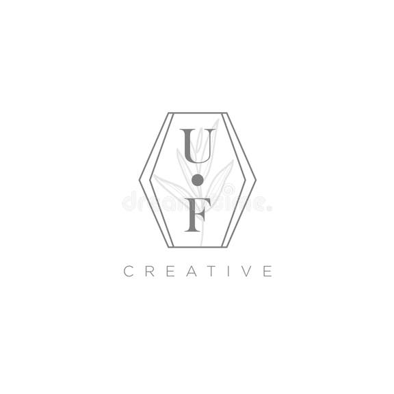 UF Beauty Vector Initial Logo, Wedding, Fashion, Jewerly, Boutique ...