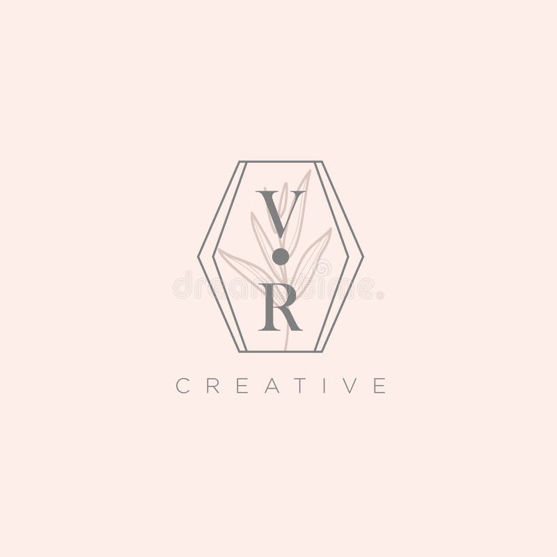 VR Beauty Vector Initial Logo, Wedding, Fashion, Jewerly, Boutique ...