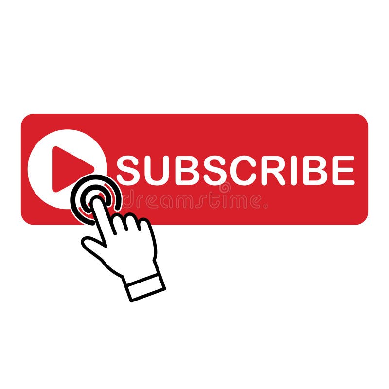 Youtube subscribe icons editorial photography. Illustration of vector ...