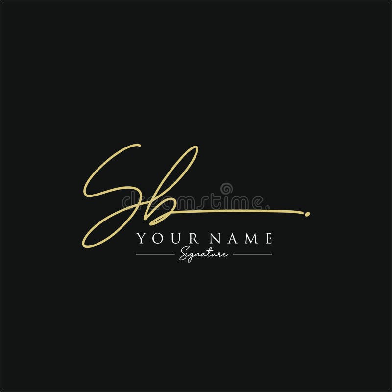 Sb Signature Stock Illustrations – 253 Sb Signature Stock Illustrations ...