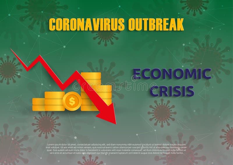 Economic Fallout. Virus Hits Market Concept. Stock Vector ...