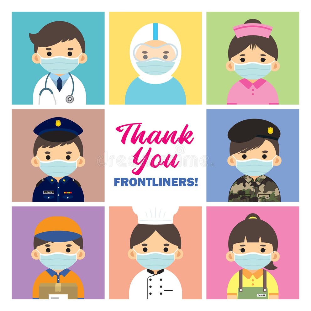 Frontline Workers Stock Illustrations – 835 Frontline Workers Stock ...