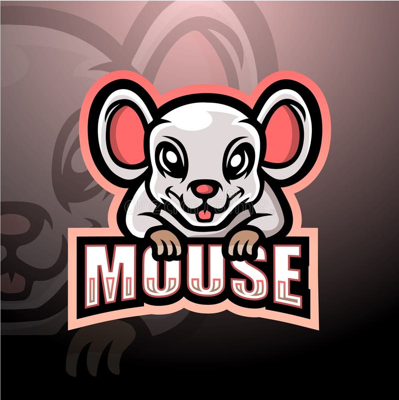 Mouse Mascot Esport Logo Design Stock Vector - Illustration of strength ...
