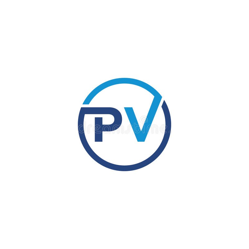Creative PV Logo Icon Design Stock Illustration - Illustration of white ... Creative PV Logo Icon Design Stock Illustration - Illustration of white ...