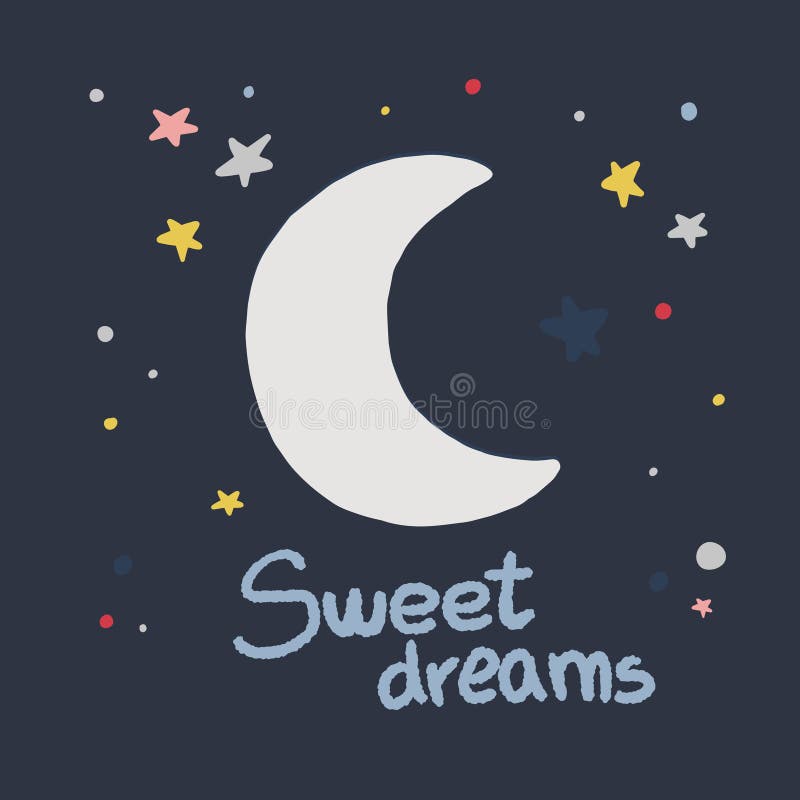 Illustration of a Dream Theme. Stock Vector - Illustration of blue ...