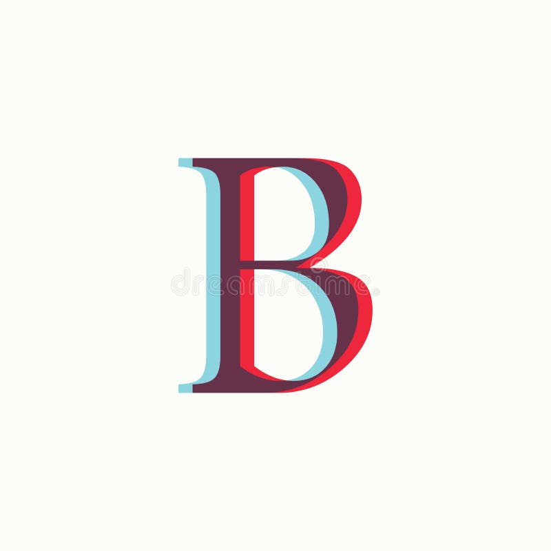 Unique Initial Letter B Logo Stock Vector - Illustration of logo ...