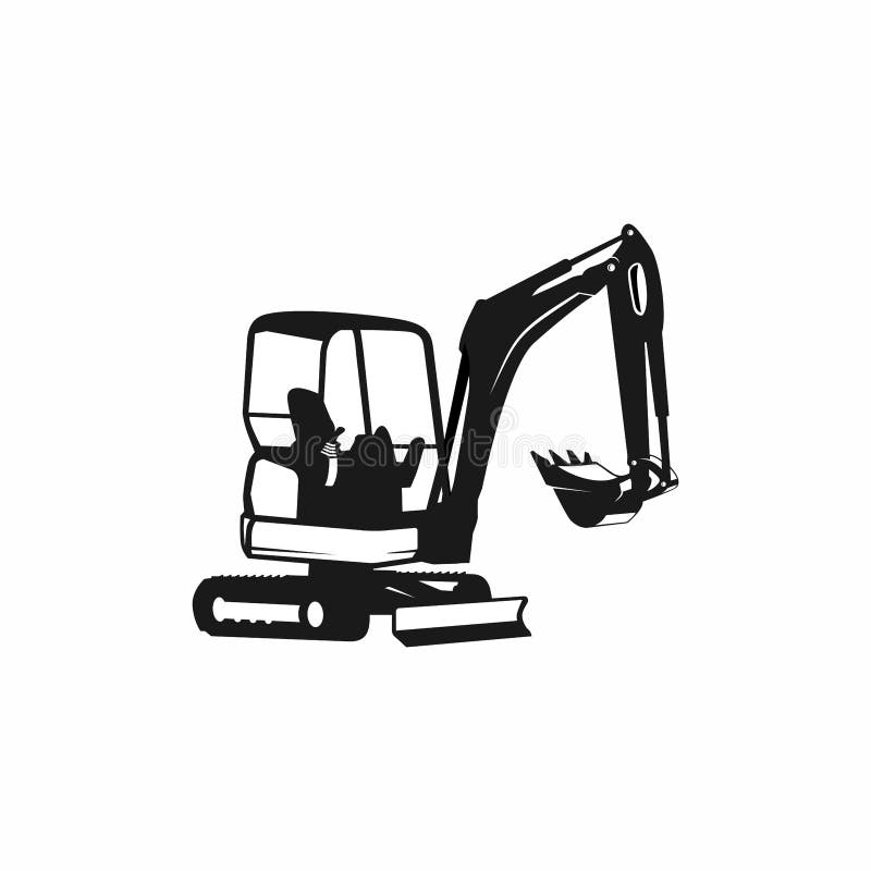 Mini Excavator Logo Stock Illustrations – 292 Mini Excavator Logo Stock ...
