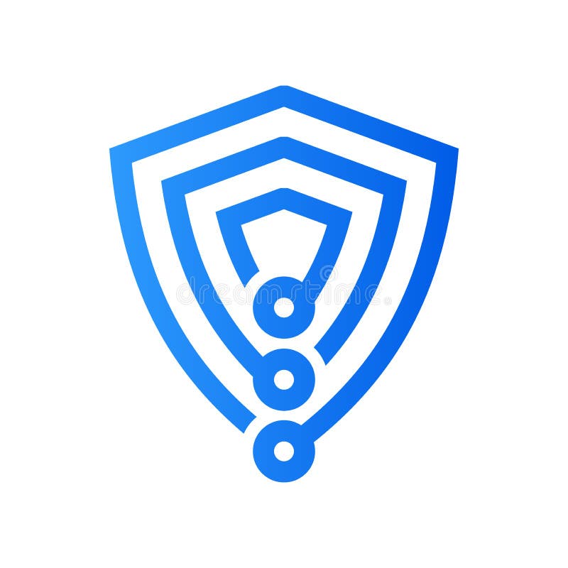 Blue Security and Lock Logo Stock Vector - Illustration of graphic ...