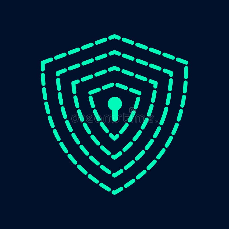 Blue Security and Lock Logo Stock Vector - Illustration of corporate ...