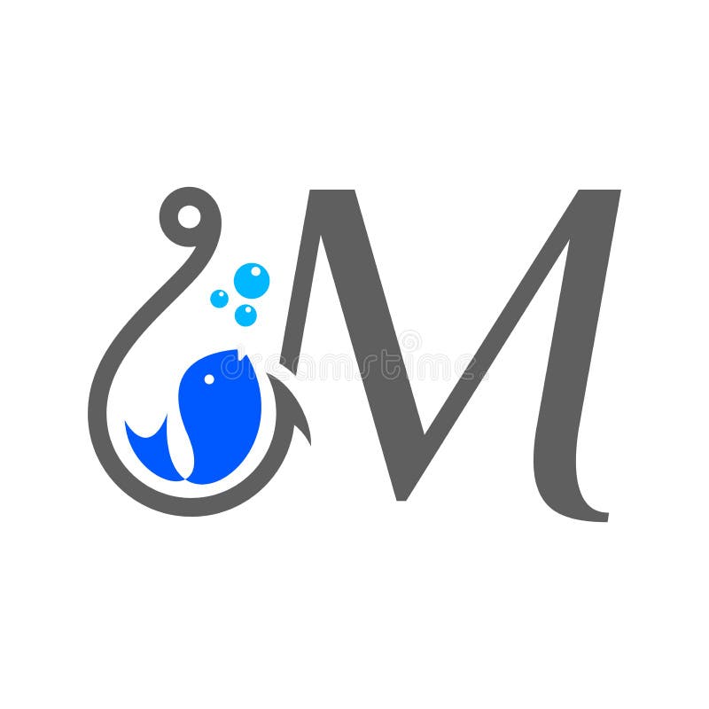 M Fish Logo Stock Illustrations – 83 M Fish Logo Stock Illustrations ...