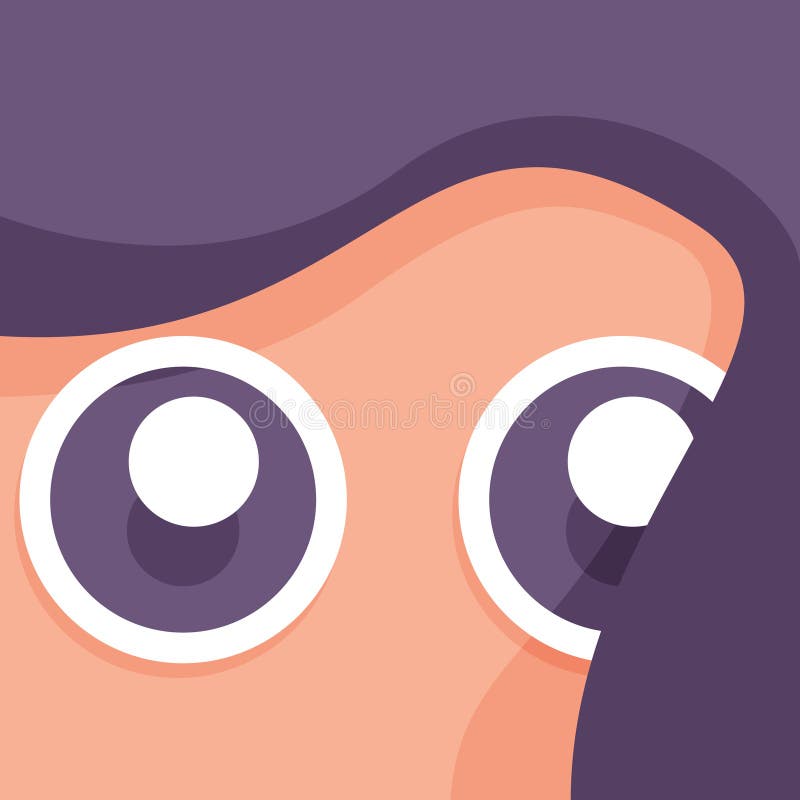 User Avatar with Cute and Flat Style Stock Vector - Illustration of ...