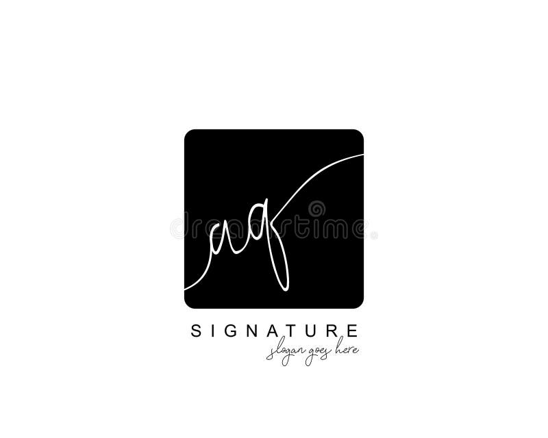 Aq Signature Stock Illustrations – 272 Aq Signature Stock Illustrations ...